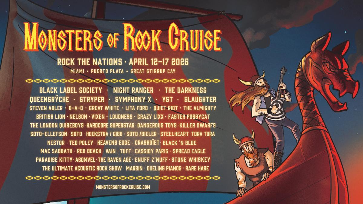 Monsters of Rock Cruise 2026 Final Lineup Announced - Cruise News